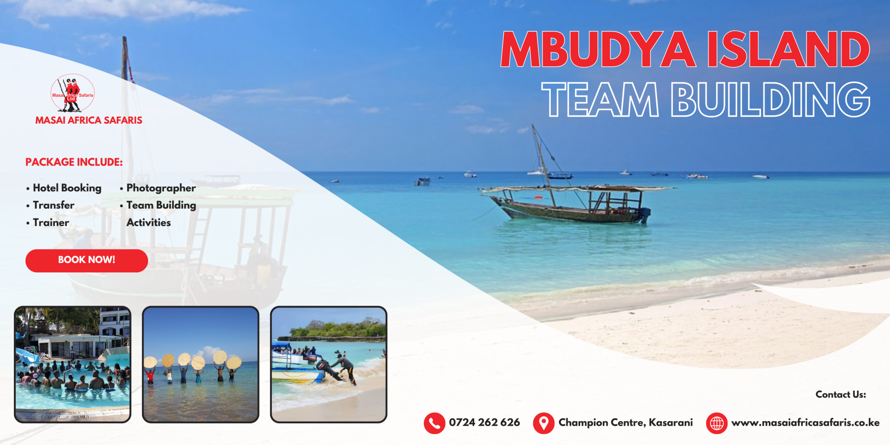Mbudya Island Team Building | Masai Africa Safaris.