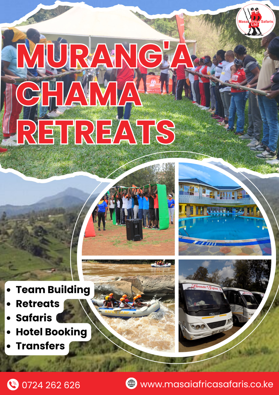 Murang’a Chama Retreats with Masai Africa Safaris.