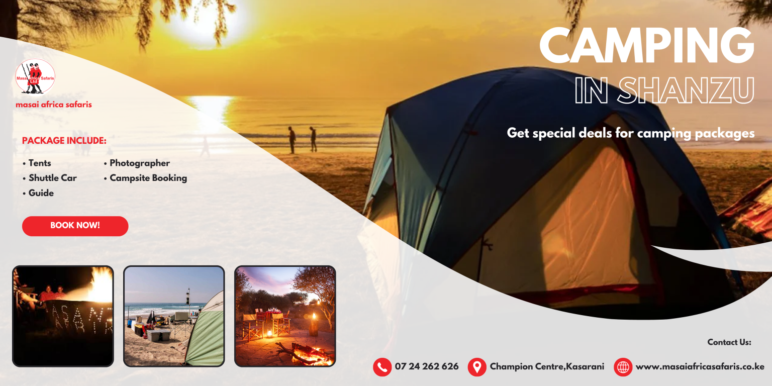 Shanzu Camping Packages – Masai Africa Safaris.