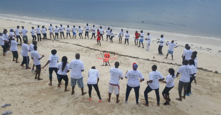 Beach Team Bonding Activities for Companies in Kenya.