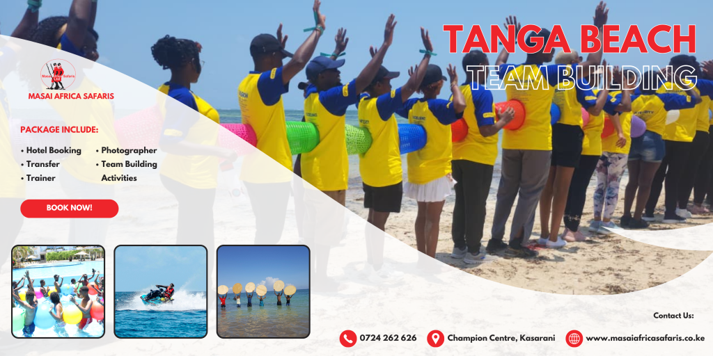 Tanga Beach Team Building Packages for Corporate Fun.
